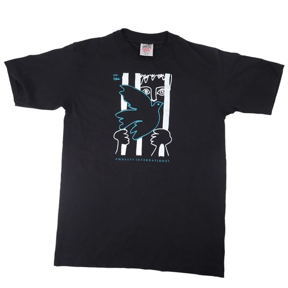 Vintage | Shirts | Vintage Amnesty International Picasso Graphic Dove T ...